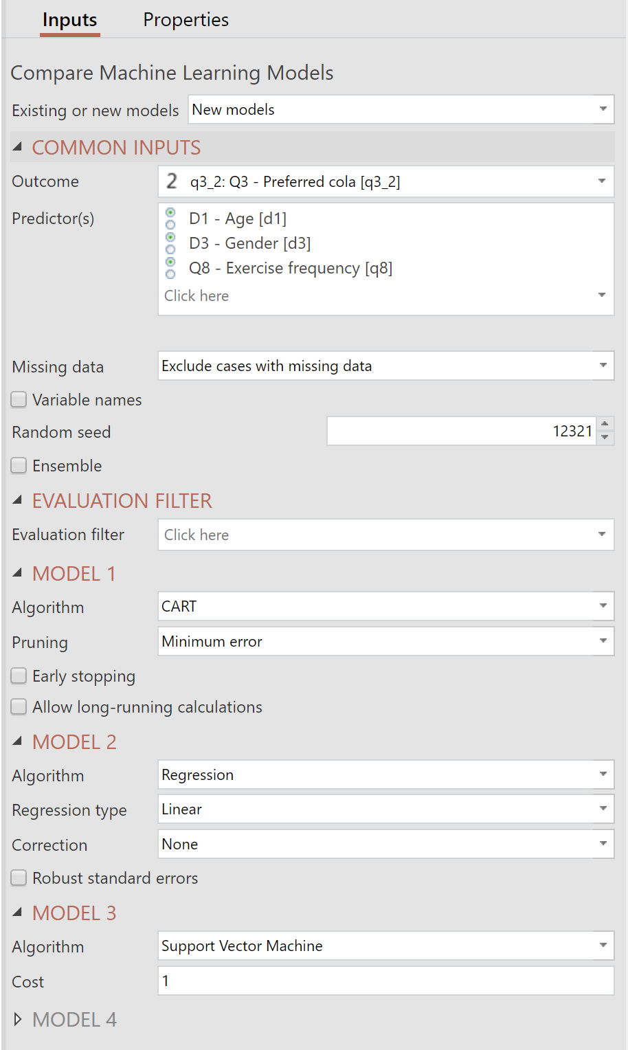 Machine Learning - Compare Models – Q Help